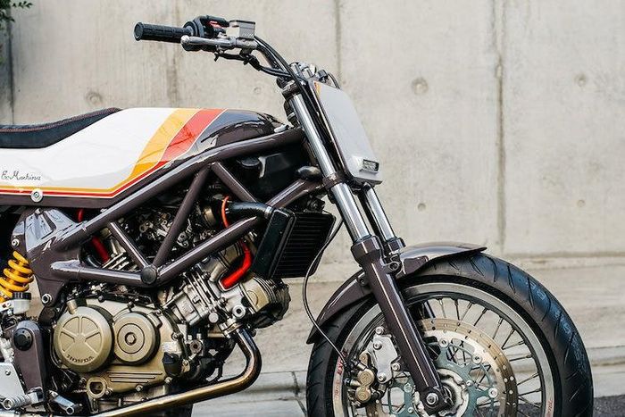 Naked-bike Honda VTR250 'lột xác' flat track cực độc - Báo Tri thức ...