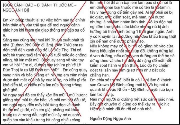 Công an ba quận truy tìm người tung tin đồn đánh thuốc mê - Báo Pháp ...