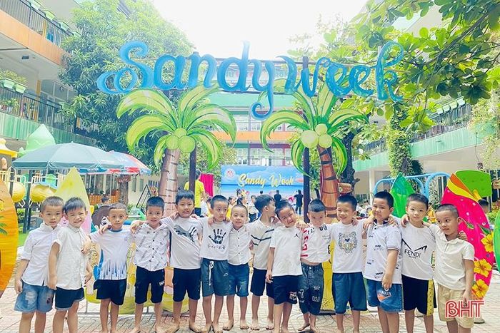 Độc đáo lễ hội cát 'SANDY WEEK' của các bé mầm non Trí Đức - Báo Hà Tĩnh