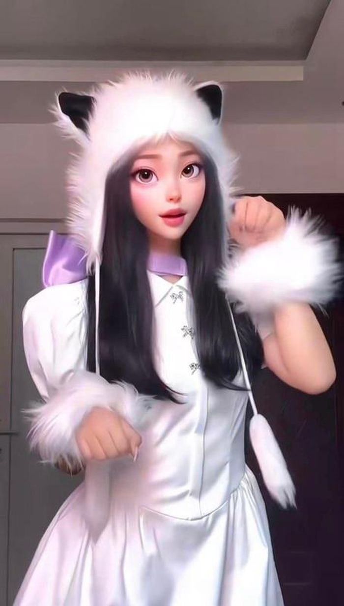 Tò mò trước nhan sắc thật của hot girl TikToker giấu mặt Quỳnh Bei ...