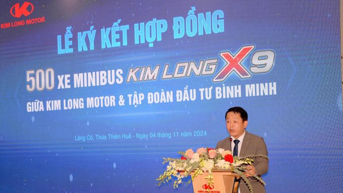 Kim Long Motor cung cấp 500 xe Kim Long X9 cho Bình Minh - Báo VietnamNet