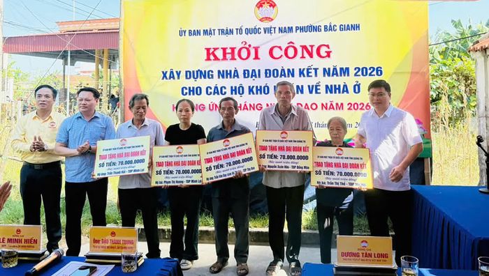 Bắc Gianh khởi công xây dựng 8 ngôi nhà 'Đại đoàn kết' - Báo Quảng Trị