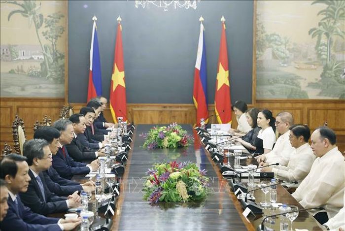 Tổng Bí thư, Chủ tịch nước Tô Lâm hội đàm với Tổng thống Philippines ...
