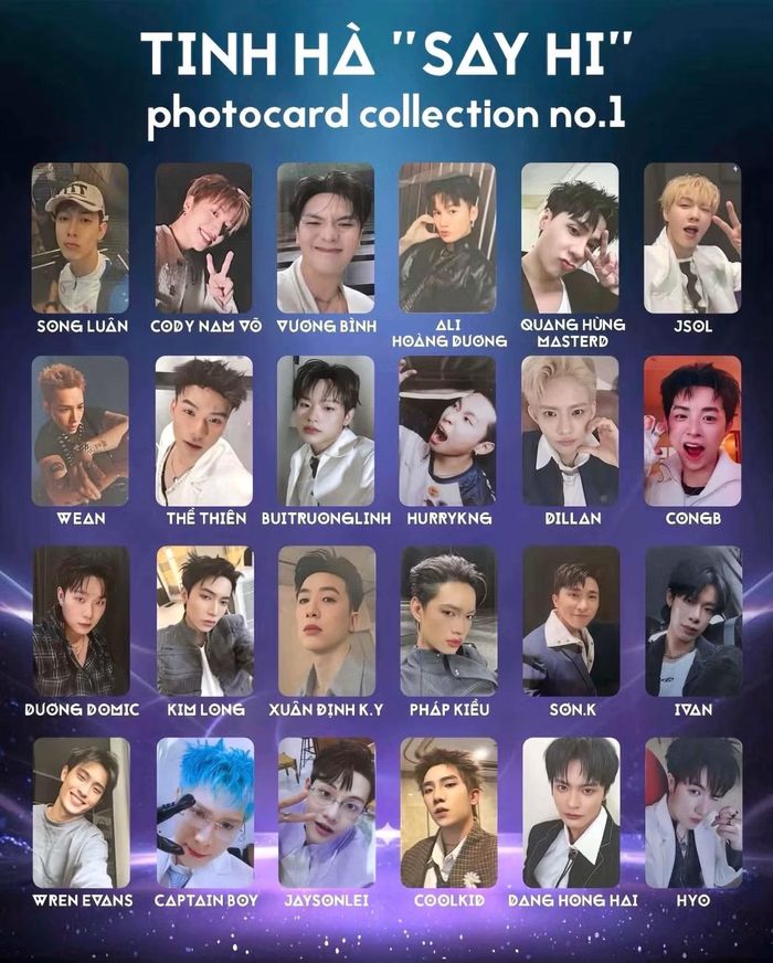 Tinh Hà 'Say Hi' ghi hình Live Stage 1, fan săn bộ card No.1 của các ...
